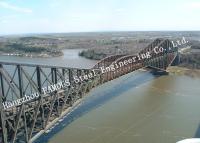 China Multi Span Surface Painted Protection Steel Structural Truss Bridge Overcrossing River for sale