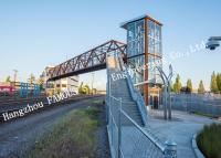 China City Sightseeing Prefabricated Pedestrian Steel Bailey Bridges Structure Skywalk Bridge for sale