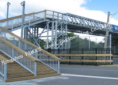 China City Sightseeing Prefabricated Pedestrian Steel Bailey Bridges Structure Skywalk Bridge for sale