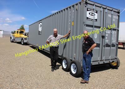 China Modern Prefab Container House on Wheels - 6058×2438×2800mm Dimensions with 100-Year Structure Lifetime and AUSNZ Certification for sale