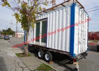 China Modern Prefab Container House on Wheels - 6058×2438×2800mm Dimensions with 100-Year Structure Lifetime and AUSNZ Certification for sale