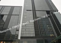 China Aluminum Frame Heat Insulation Glass Curtain Wall For Commercial Building Usage for sale