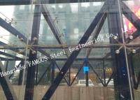 China Aluminum Frame Heat Insulation Glass Curtain Wall For Commercial Building Usage for sale
