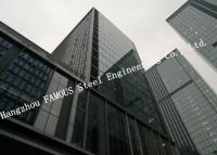 China Hidden Framed Aluminum Glass Curtain Wall Heat Insulation For Commercial Office Mall for sale