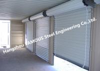 China Residential Overhead Roll Up Industrial Steel Garage Doors With Fire Resistant for sale