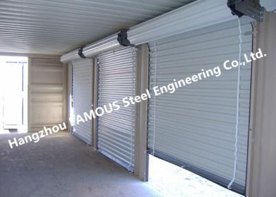 China Residential Overhead Roll Up Industrial Steel Garage Doors With Fire Resistant for sale