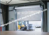 China Residential Overhead Roll Up Industrial Steel Garage Doors With Fire Resistant for sale