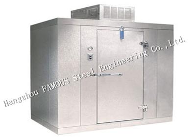 China Steel Building Walk-In Cooler & Freezer Cold Room -40℃ to +18℃ Temperature Range with 150mm/200mm PU Panels for sale