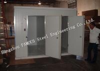 China Steel Building Walk-In Cooler & Freezer Cold Room -40℃ to +18℃ Temperature Range with 150mm/200mm PU Panels for sale