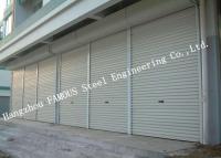 China Light Aluminum Doors Overhead Metal Roll Up Doors Low Noise Heat Insulation Type for sale