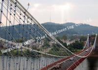 China Portable Steel Bailey Suspension Structural Bridge For Public Transportation for sale