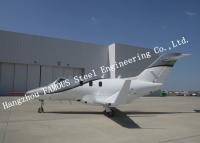 China Custom Aircraft Hangar Building with Sliding Doors & Sandwich Panels - 80-120 km/h Wind Resistance & 50+ Year Lifespan for sale