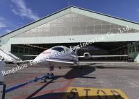 China Custom Aircraft Hangar Building with Sliding Doors & Sandwich Panels - 80-120 km/h Wind Resistance & 50+ Year Lifespan for sale