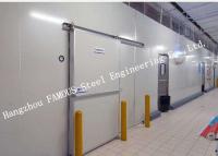 China Commercial PU Sandwich Cold Room Panel Walk In Freezer For Meat And Fish Storage for sale