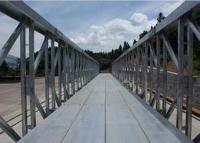 China 200 Type Permanent Galvanized Surface Treatment Steel Bailey Bridge Double Rows Bridge for sale