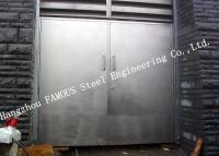 China Customized Modern Industrial Steel Framed Sliding Blast Doors Explosion Resistant Door for sale