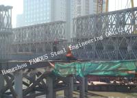 China HD200 Double Row Deck Type Modular Steel Bailey Bridge Hoisting Installation In Site for sale