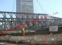 China HD200 Double Row Deck Type Modular Steel Bailey Bridge Hoisting Installation In Site for sale