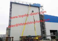 China Hoist Up Fabric Doors With Mullions Multiple Door Versions Withstands High Wind Loads for sale