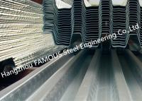 China Corrugated Metal Floor Decking Formwork 0.8-1.5mm Thickness for Multi-Storey Building Construction for sale