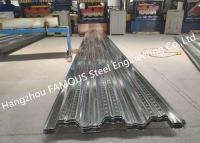 China G500 Galvanized Steel Floor Deck Formwork 0.6-1.5mm Thickness 30-140mm Profile Height for Composite Slab Construction for sale