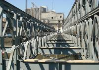 China Modern Style Prefabricated Modular Steel Bailey Bridge Galvanized Surface Treatment for sale