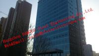 China Aluminum Frame Insulation Double Glass Curtain Wall For Commercial Office Building for sale