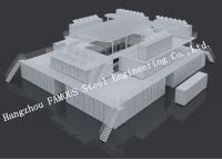 China Customized Modular Prefab Container House For Shopping Center Or Coffee Bar for sale