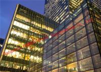China Half Hidden Frame With Laminated Insulation Double Skin Glass Curtain Wall For Commercial Building for sale