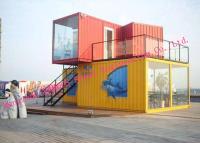 China Prefab Container House 20ft/40ft with 210km/h Wind Resistance & 8 Magnitude Seismic Rating for Temporary Accommodation for sale