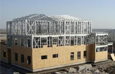 China Q235 H-beams Heavy Weight Industrial Steel Buildings Hall With Modern Design for sale