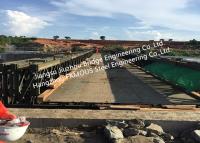 China Prefabricated Bailey Steel Bridge For Water Conservancy Project Portable Structural Steel Bridge With Supporting Piers for sale