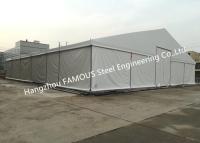 China Climbing Roof Type Metal Storage Tents Outdoor Windproof Pvc Steel Framed Hangars for sale
