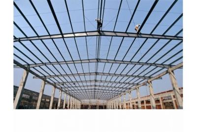 China Long Length / Single Span Industrial Steel Buildings / Workshop / Warehouse With Large Space for sale