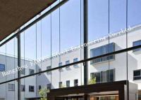 China Australia AS Standard Aluminum Frame Glass Facade Curtain Walls For Commercial Office Building for sale