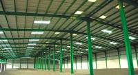 China Custom Fabricated Pre-engineered Building Steel Structure Building  Double Span for sale