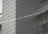China British Standard Aluminum Panel Metal Glass Curtain Wall For Commercial Office for sale