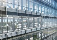China Double Skin Ventilated Glass Curtain Wall Facade For Shopping Mall for sale