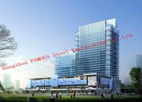 China Insulated Low E Film Rainscreen Glass Curtain Wall With Good Optical Performance for sale