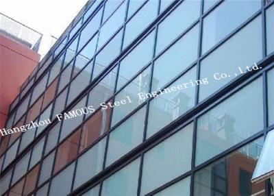 China Aluminum Framed Glazed Metal 3mm Glass Curtain Wall for sale