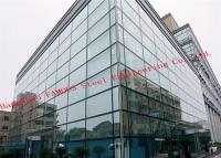 China Aluminum Framed Glazed Metal 3mm Glass Curtain Wall for sale