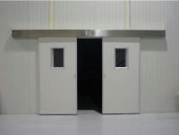 China Customized Aluminum Alloy Glass Industrial Sliding Garage Doors Powder Coated for sale