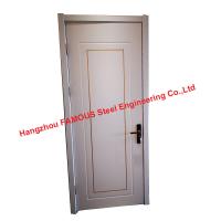 China Prettywood Decoration Line Modern Room Design Interior Wood Plastic Composite WPC Door for sale