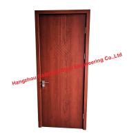 China Prettywood Decoration Line Modern Room Design Interior Wood Plastic Composite WPC Door for sale