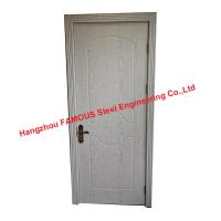 China Prettywood Decoration Line Modern Room Design Interior Wood Plastic Composite WPC Door for sale