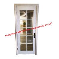 China Prettywood Decoration Line Modern Room Design Interior Wood Plastic Composite WPC Door for sale