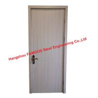 China Prettywood Decoration Line Modern Room Design Interior Wood Plastic Composite WPC Door for sale