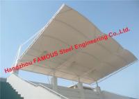 China High Tensile PVDF Membrane Structure for Sports Areas - 10-20 Year Warranty, Large Span Design with Steel Frame Support for sale