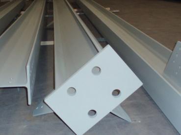 China Professional Structural Steel Fabrications Electric Galvanized Column for sale