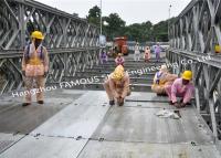 China UK Standard Assembled Temporary Pedestrian Steel Bailey Bridge Public Transportation for sale